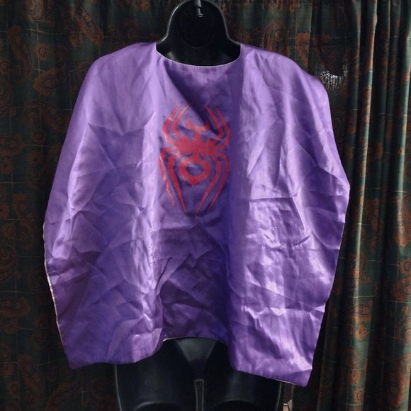 Spiderman | Costumes | Reversible Spiderman Or Spidergirl Cape Kids ...